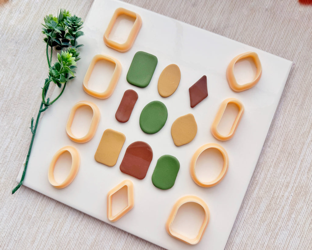 Essential Shape Cutters – 9 Polymer Clay Earring Cutters – BabylonCutters