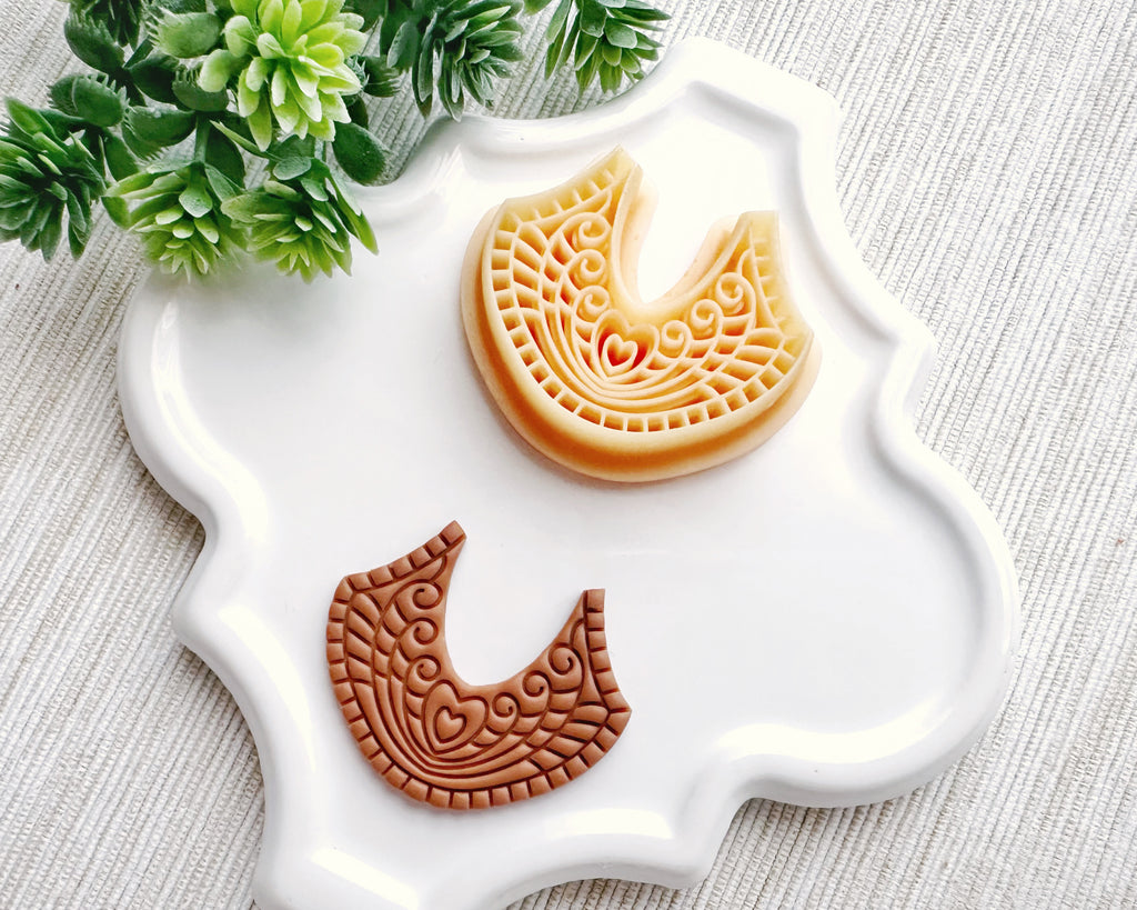 Embossing Ornate Dangle Clay Cutter - June 27th Launch – BabylonCutters