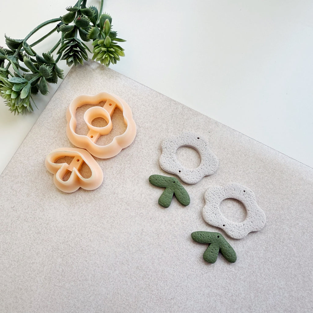 Bloom & Stem Clay Cutter Set with Drill Guides – Everyday Dangles ...