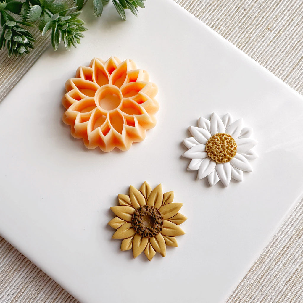 Sunflower/Daisy Spring Clay Cutter Set / Spring 2024 – BabylonCutters