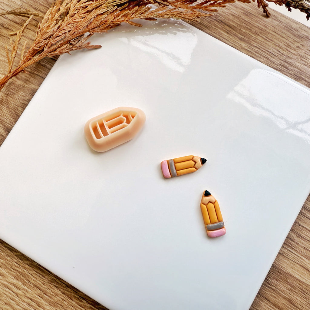 Pencil Clay Cutter | Back to School & Fall 2025 Earring Tool | 4 Sizes ...