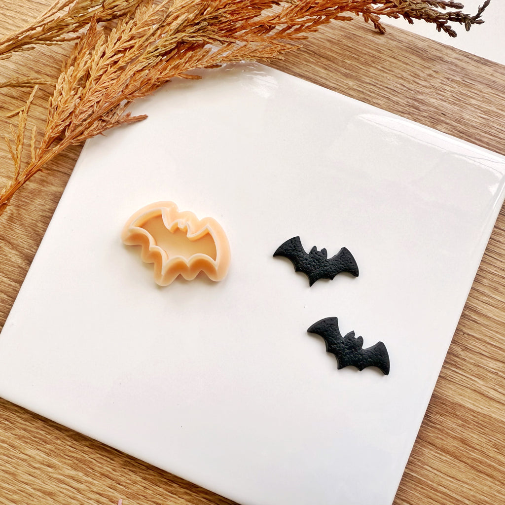 Bat Clay Cutter | Halloween Earring Tool | Fall 2025 Polymer Clay | 3 ...