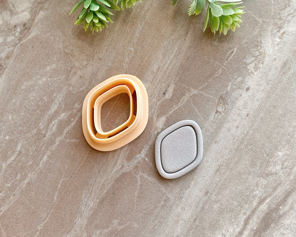 Rhombus Simple Border Clay Cutter - Border & Outline Options ...