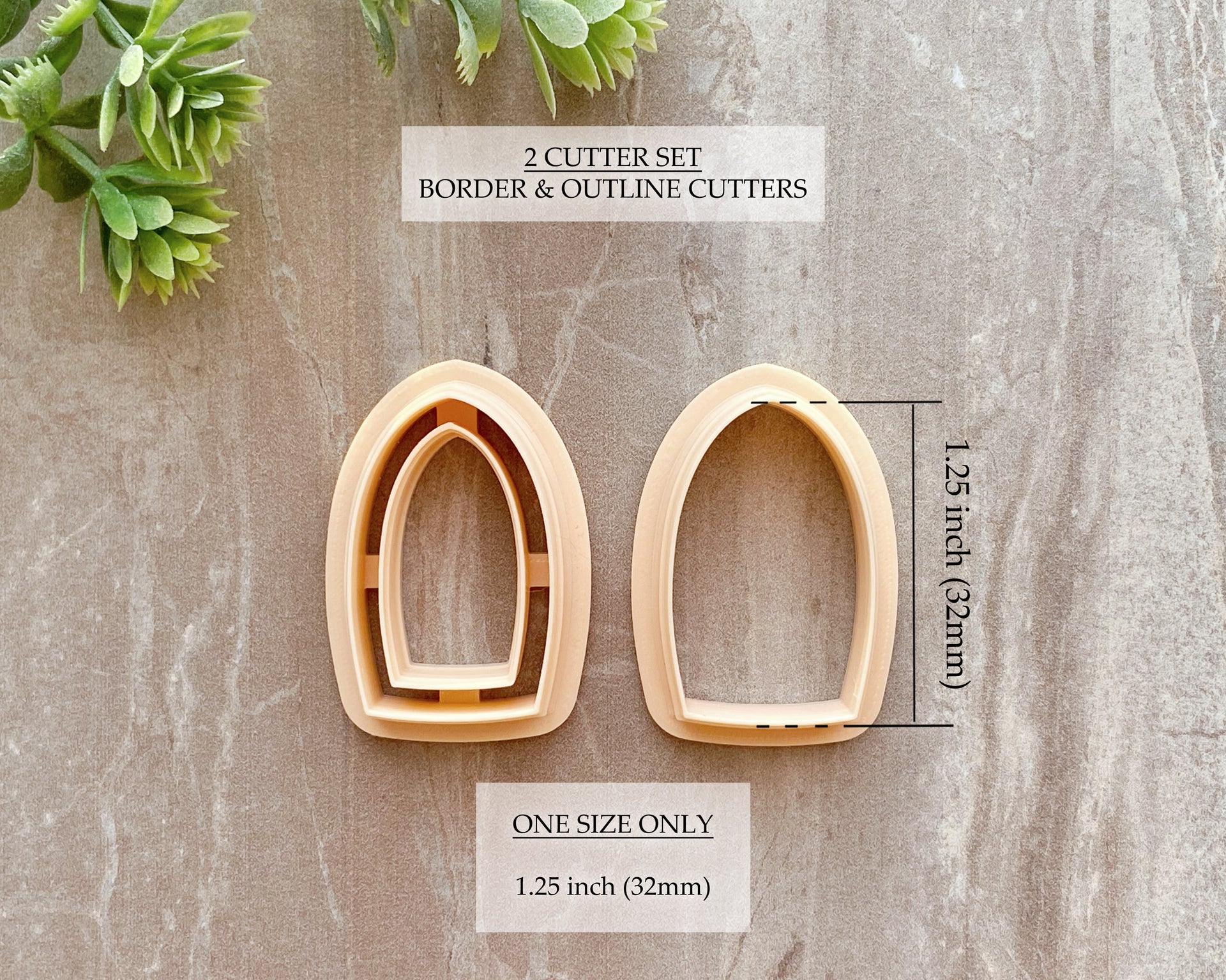 Shield Simple Border Clay Cutter - Border & Outline Options ...