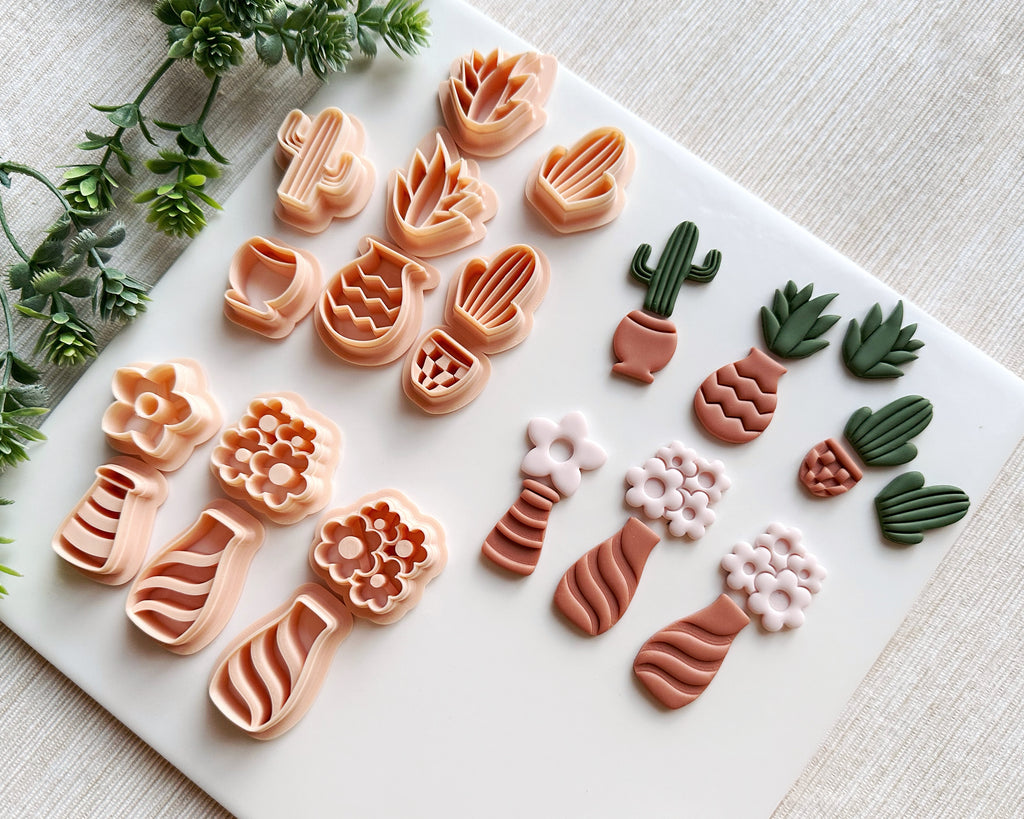 Flower & Pots Spring Clay Cutters - Spring 2023 – BabylonCutters