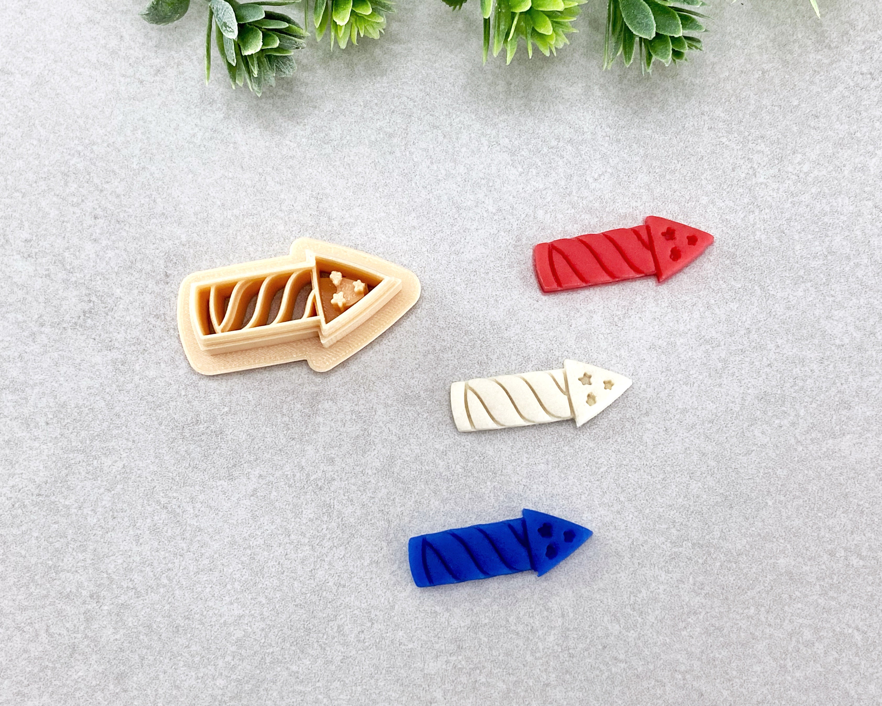 Fireworks Rocket Clay Cutter - 4th of July – BabylonCutters