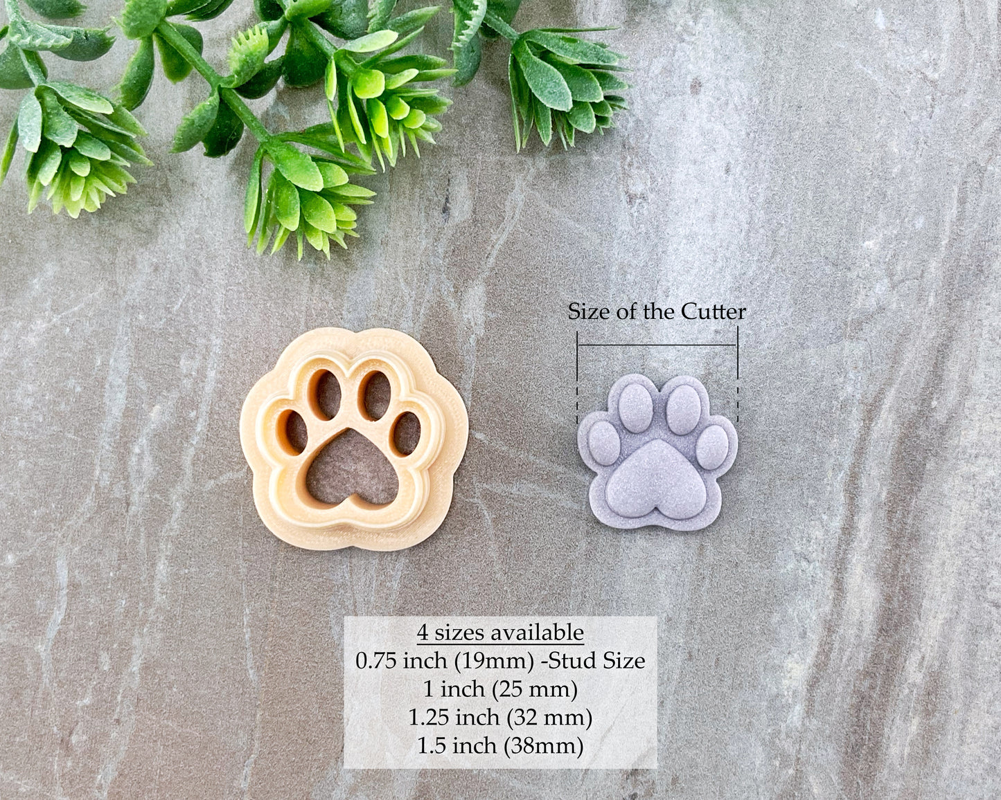Paw Print Clay Cutter - Animal Cutters Collection – BabylonCutters