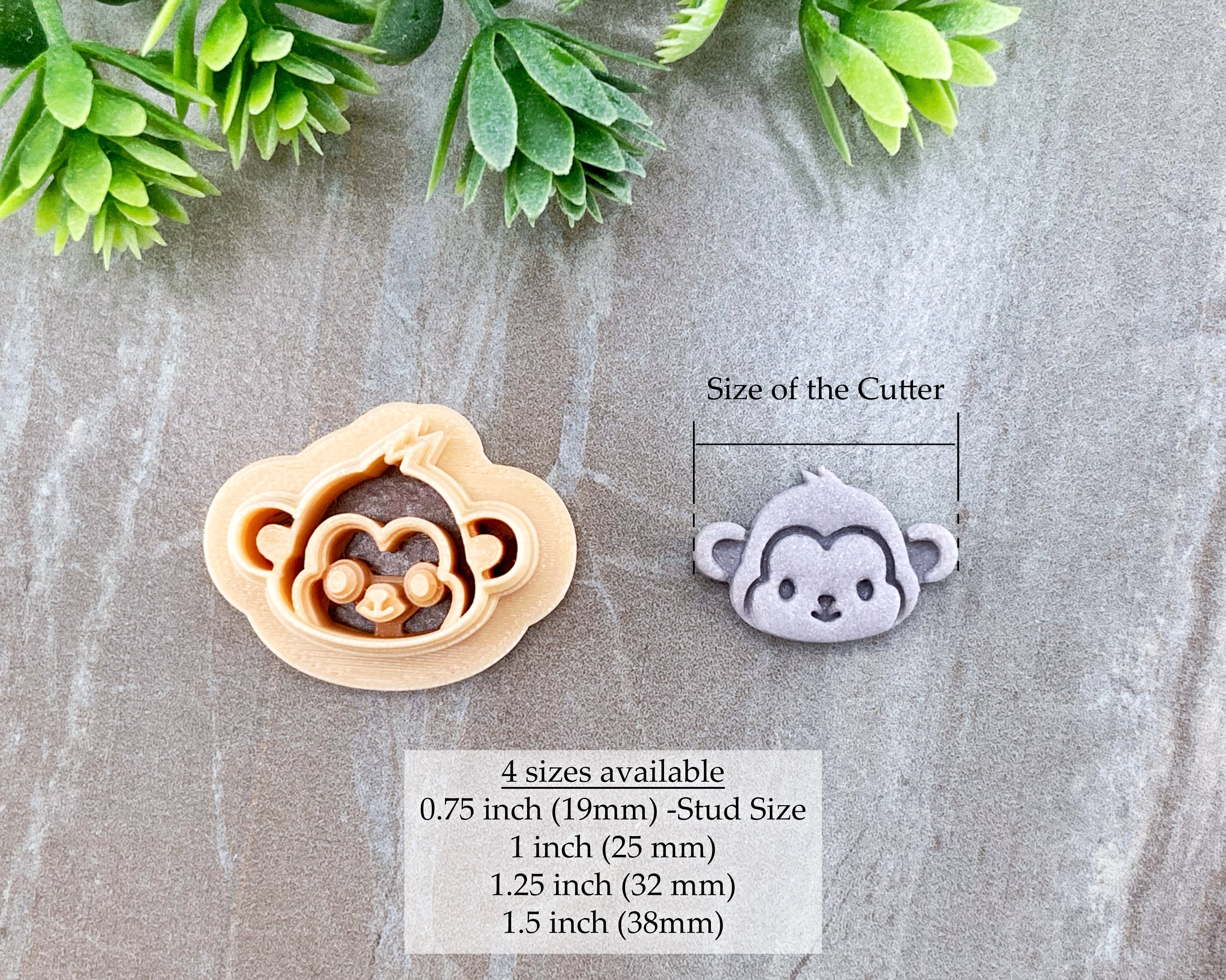 Monkey Clay Cutter - Animal Cutters Collection – BabylonCutters
