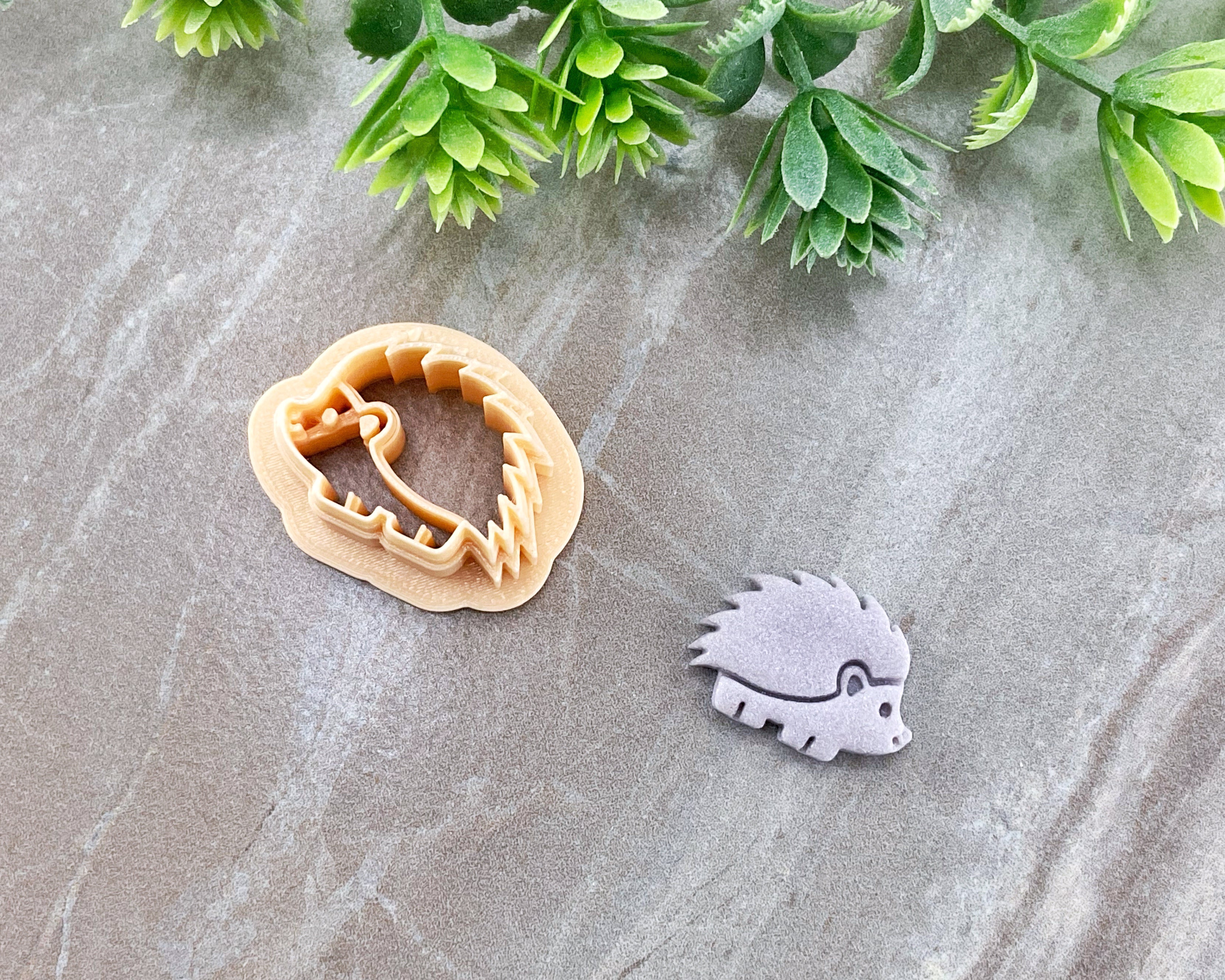 Hedgehog Clay Cutter - Animal Cutters Collection / Single or Mirrored ...