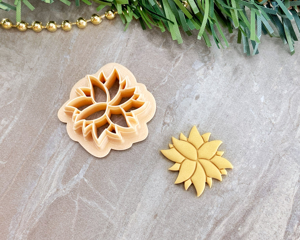 Poinsettia Christmas Clay Cutter / Christmas 2022 – BabylonCutters