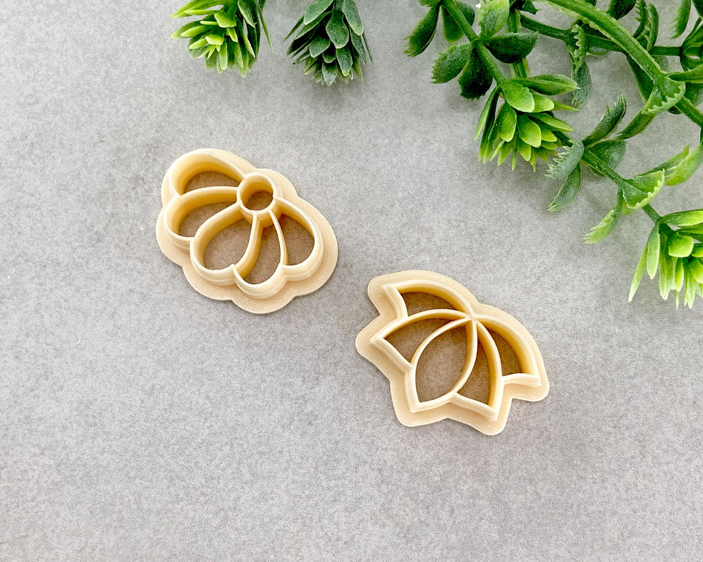 Half Flowers Spring Clay Cutter Set of 2 – BabylonCutters