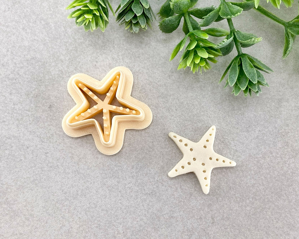 Starfish Clay Cutter – Sea Life Polymer Clay Cutter for Earrings & Cra ...